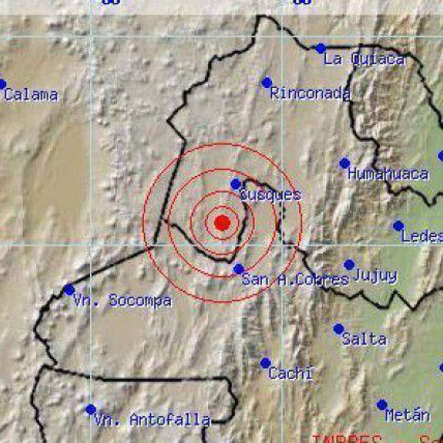 Se Registró Un Fuerte Sismo De 62 Grados En Jujuy