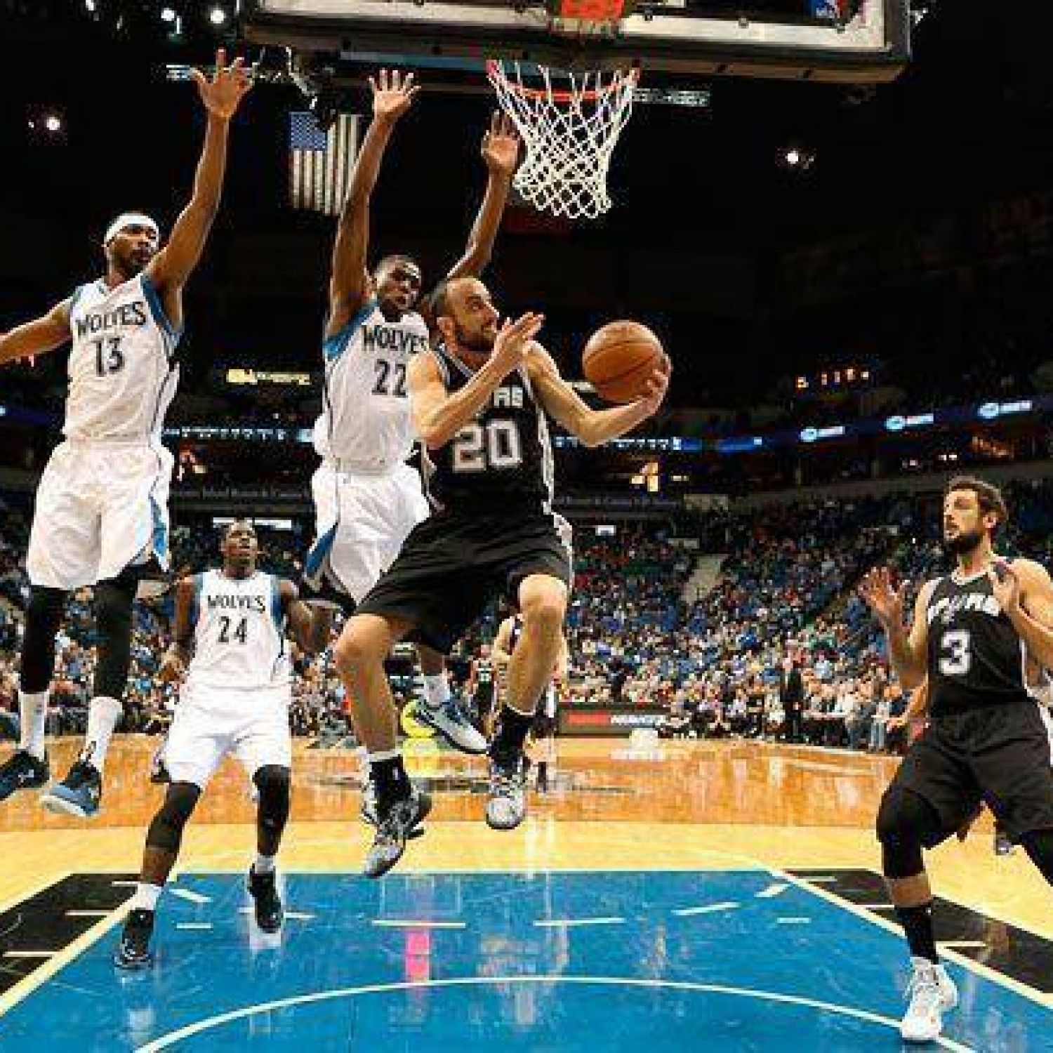 San Antonio Spurs de "Manu" Ginóbili le ganaron a Minnesota ...