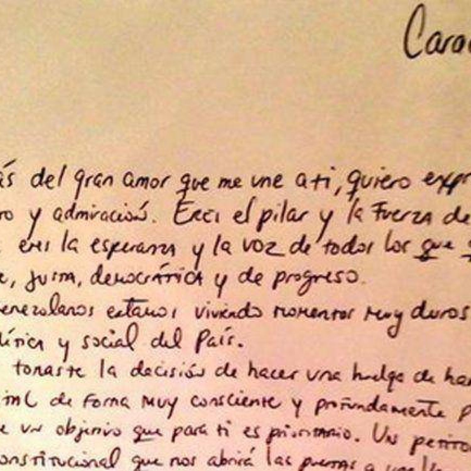 La emotiva carta de la esposa de Leopoldo Lopez: "¡Lo hemos logrado, amor!"