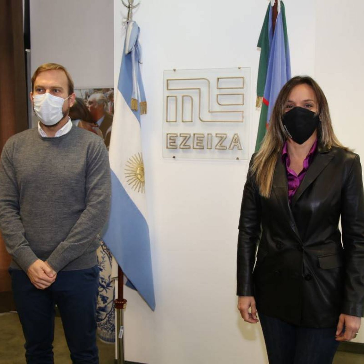 Malena Galmarini encara obras de agua y cloaca en Ezeiza: "Seguimos trabajando para ampliar la red"