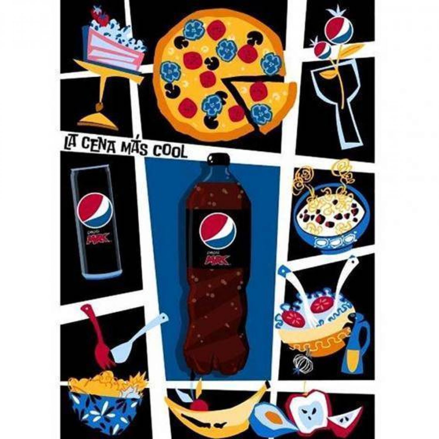 Pepsi Max presenta sus nuevos envases a través de cuatro piezas "arty ...