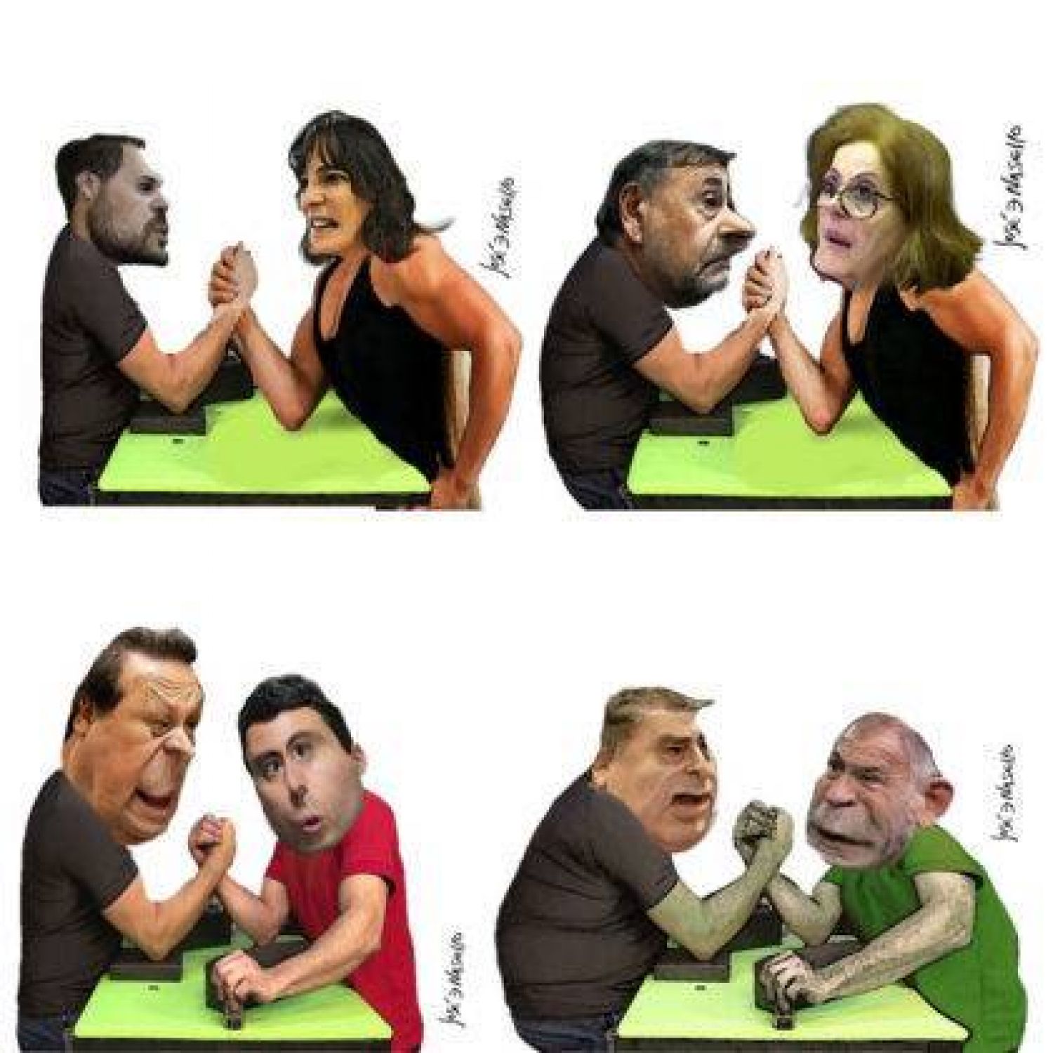 Un torneo de pulseadas simultáneas y con resultados diferidos