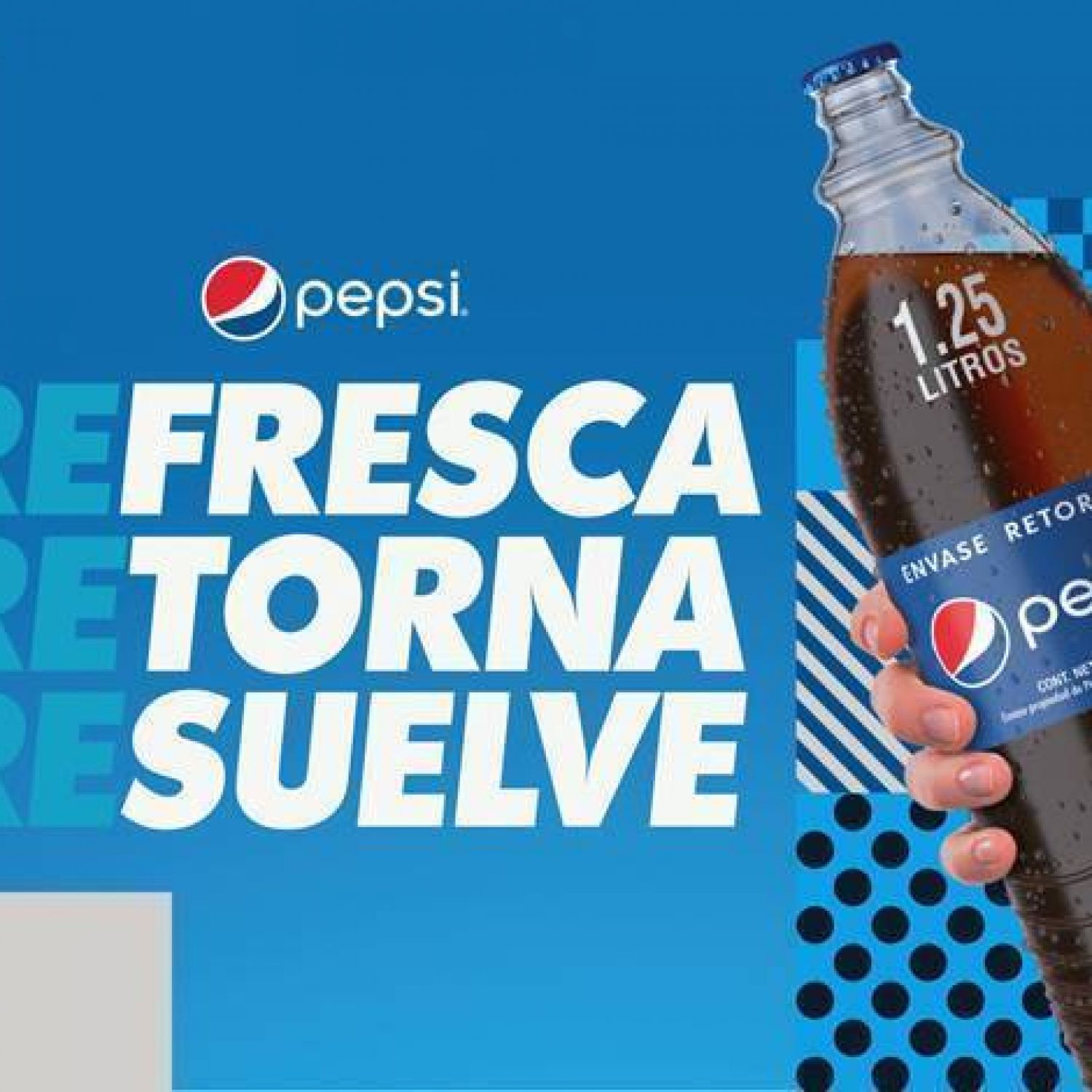 Pepsi estrena su botella retornable de 1,25 litros