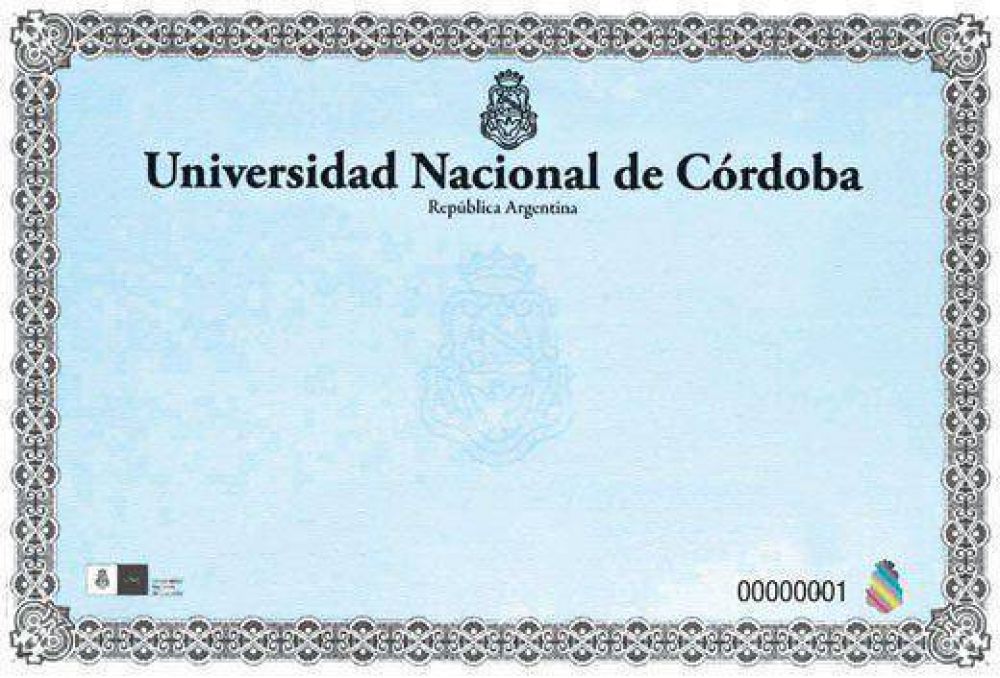 Se presentan los nuevos diplomas de la UNC