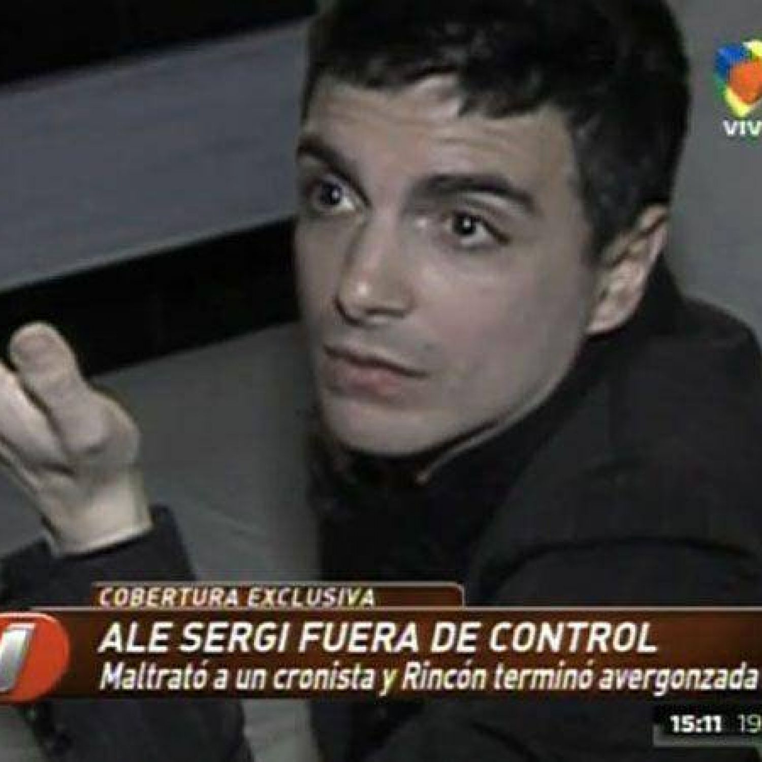 Ale Sergi "atacó" a un cronista de Intrusos