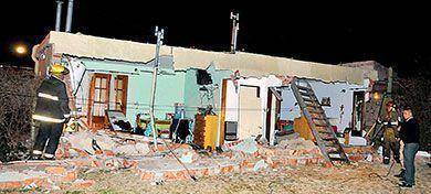 Explotó una vivienda
