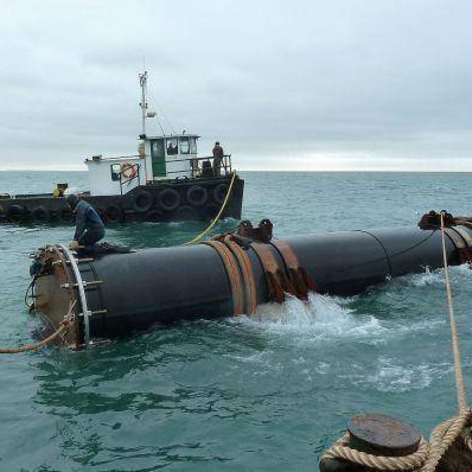 Avanza la etapa final del Emisario Submarino